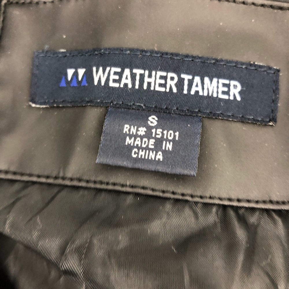 Vtg Vintage Weather Tamer Black Leather Weather Jacke… - Gem